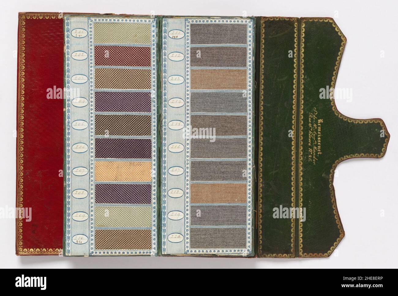Salesman's Sample Book (France), 19th century Stock Photo - Alamy