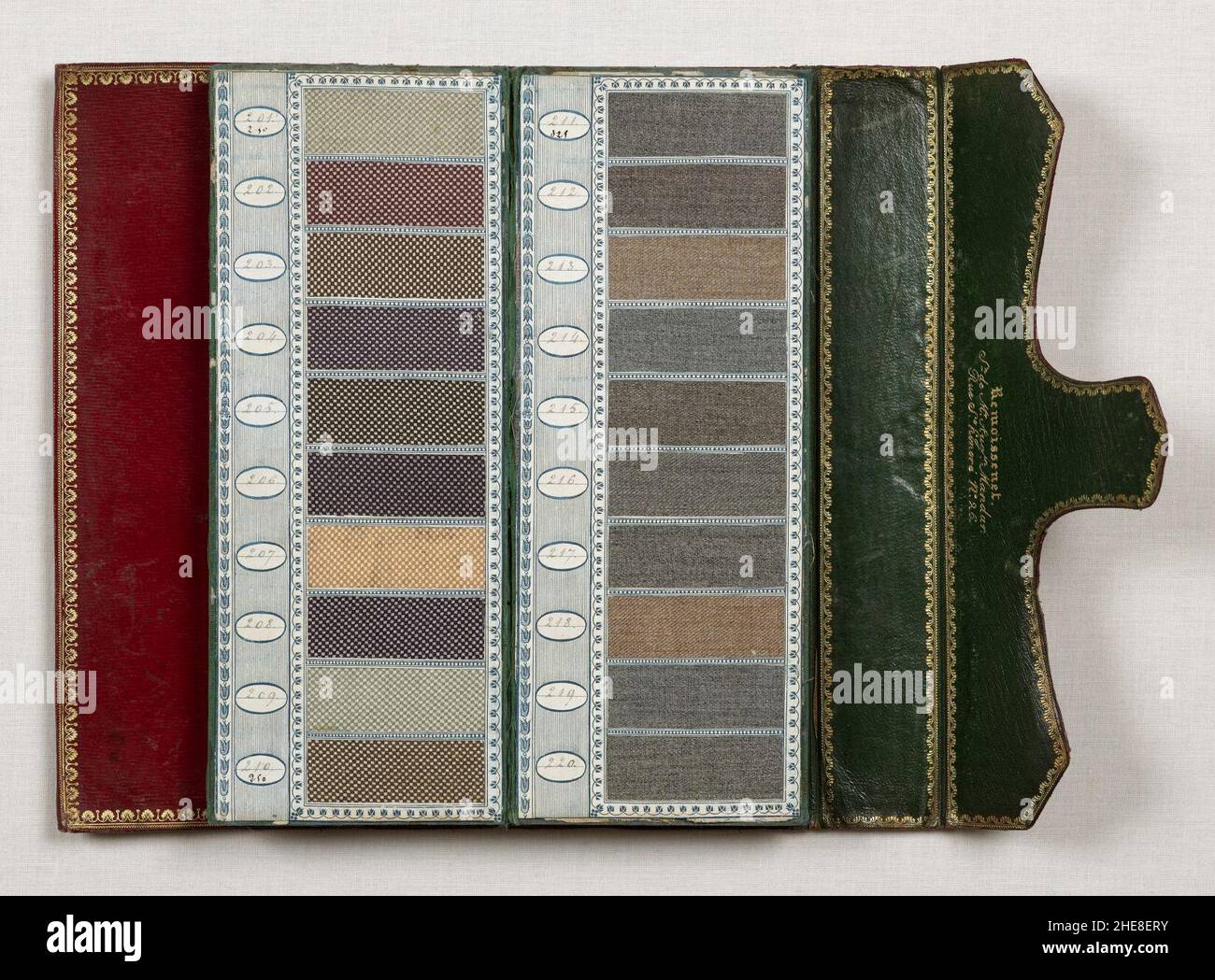 Salesman's Sample Book (France), 19th century Stock Photo - Alamy