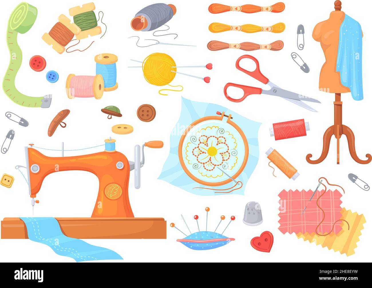 Tailor crafts Stock Vector Images - Alamy