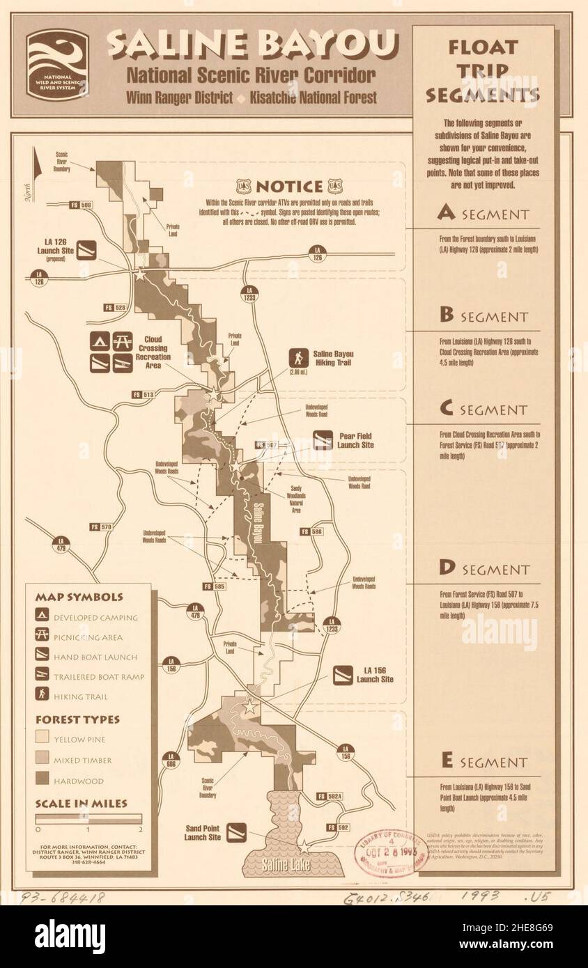 Saline Bayou National Scenic River corridor - Winn Ranger District ...