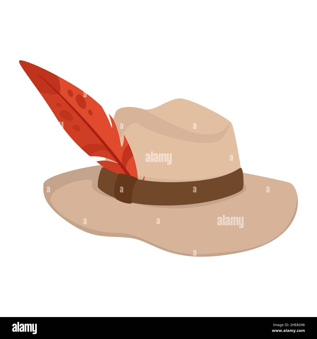 Vector cartoon style illustration of the hat Stock Vector Image & Art ...