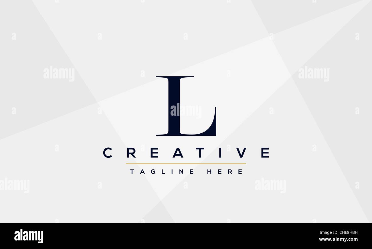 Abstract Monogram letter L Logo icon design concept. Minimalist L LL ...
