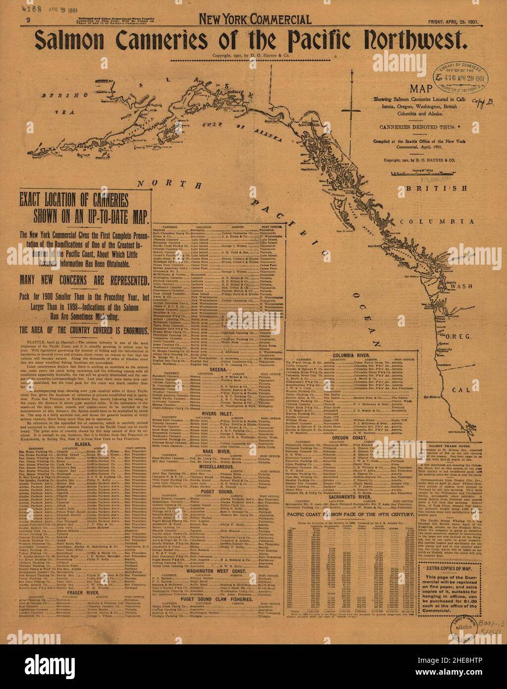 Salmon Canneries of the Pacific Northwest Stock Photo - Alamy