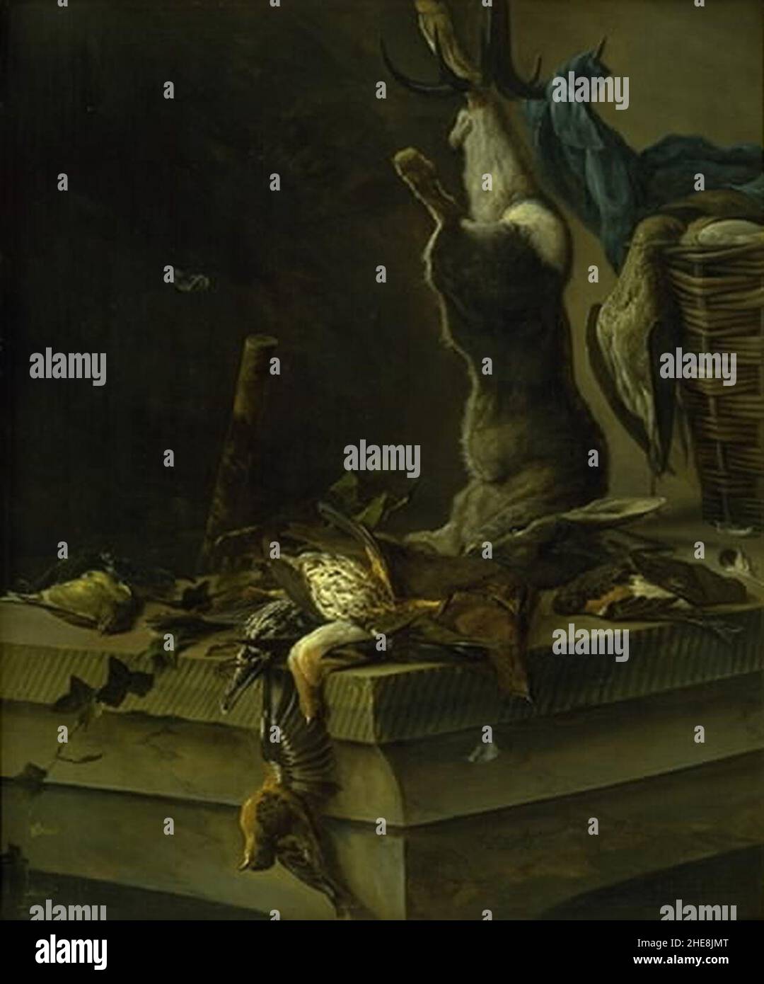 Salomon van Ruysdael - Still Life of Dead Game Stock Photo - Alamy
