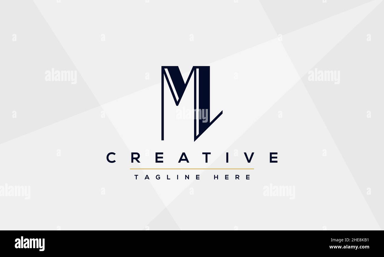 Unique modern creative elegant Letter M logo design or MM initials ...