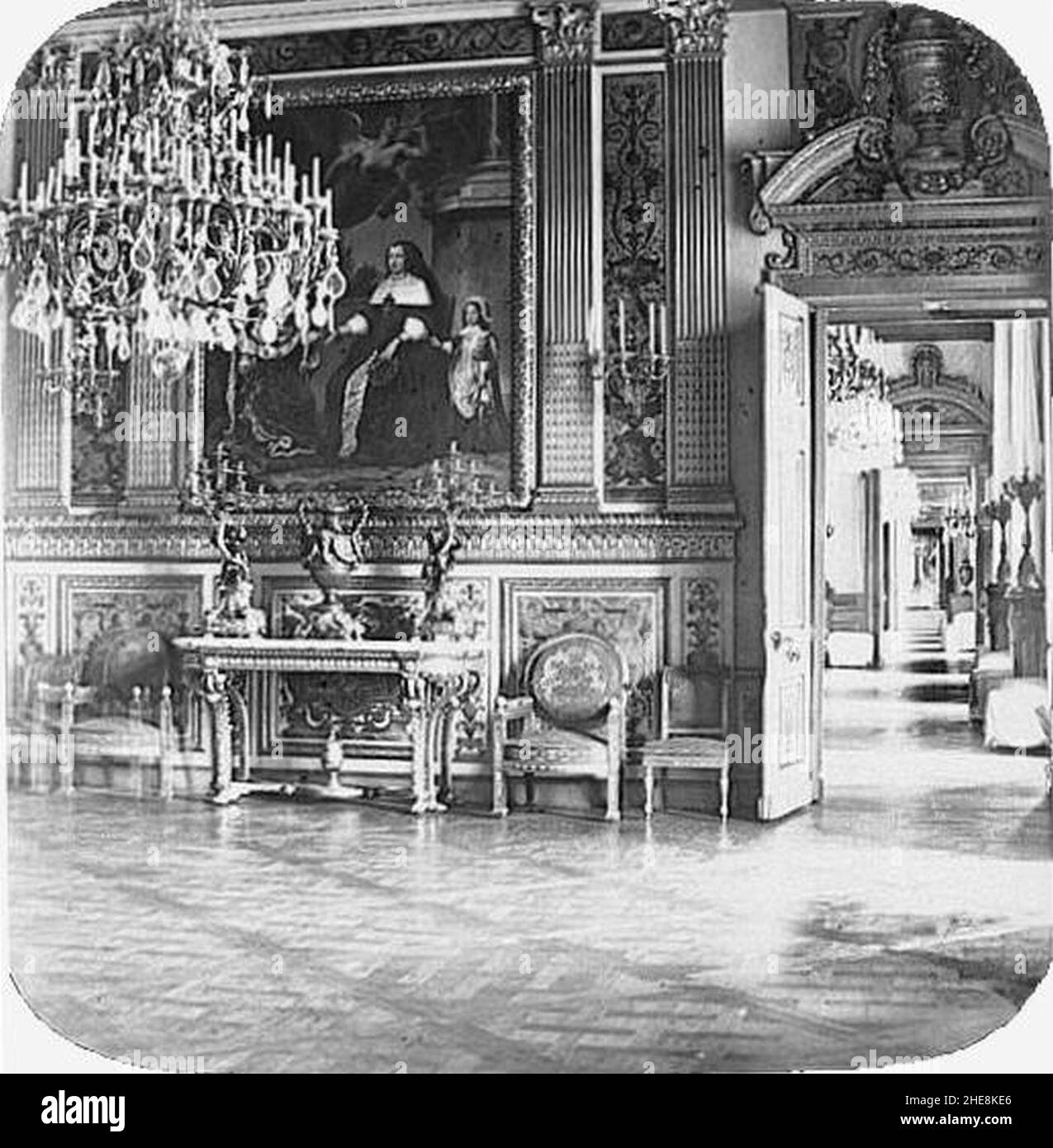 Salon Louis XIV (Eastman) Tuileries crop Stock Photo - Alamy