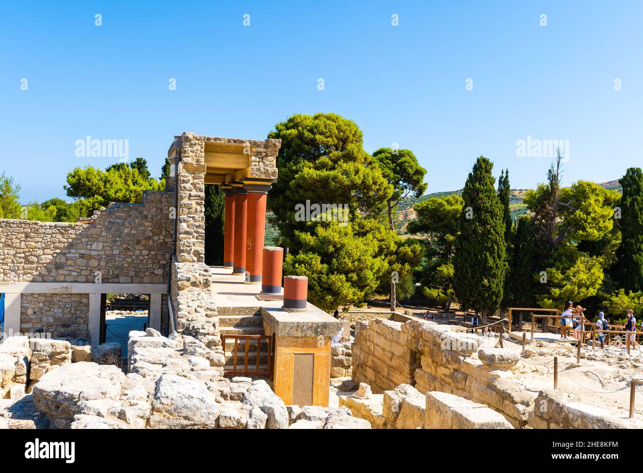 Palace of knossos panorama hi-res stock photography and images - Alamy