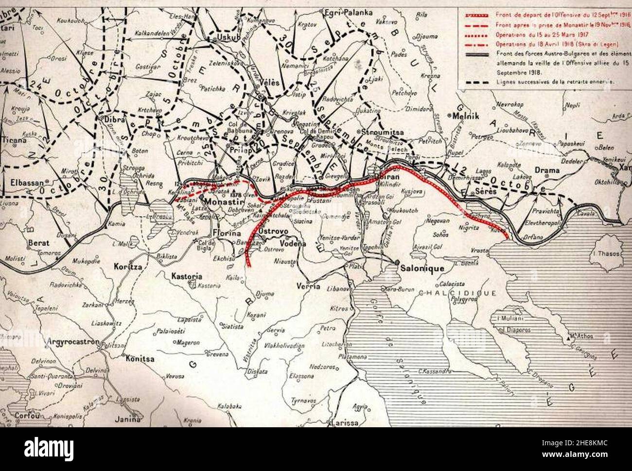 Salonika Front WW1 Stock Photo - Alamy