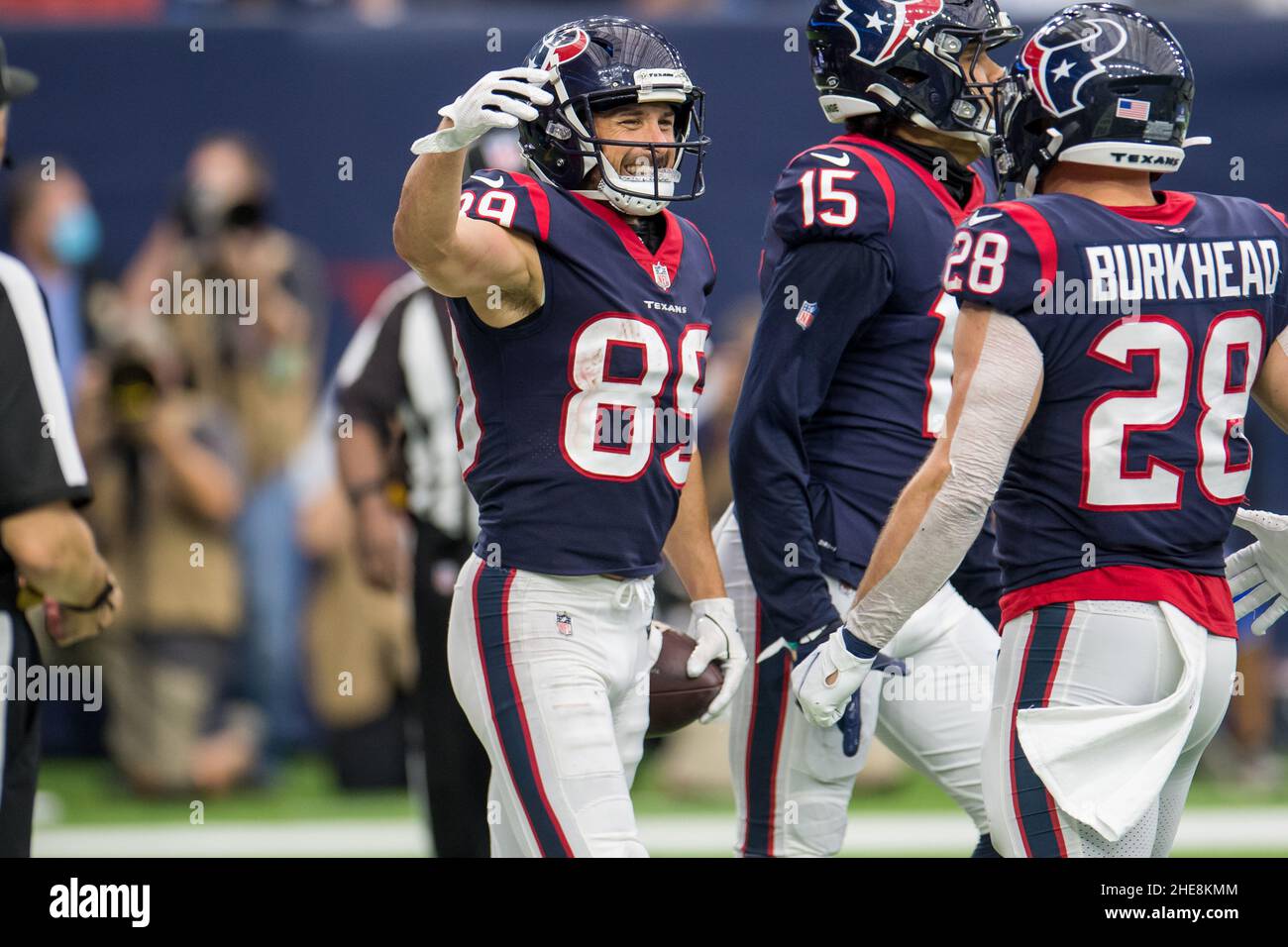 Houston, TX, USA. 9th Jan, 2022. Houston Texans wide receiver Danny ...