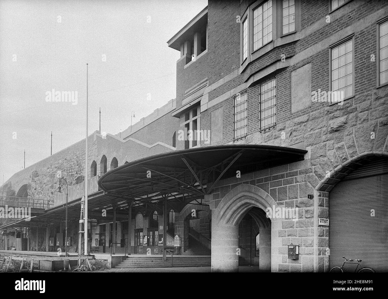 Saltsjöbanan Stadsgården, perrong, 1914 Stock Photo - Alamy