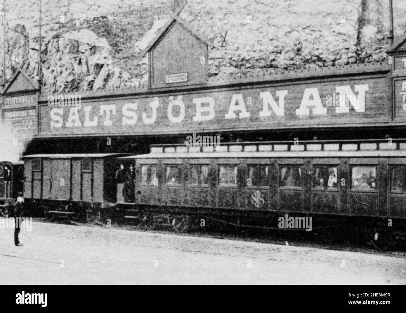 Saltsjöbanan Slussen 1895 Stock Photo - Alamy