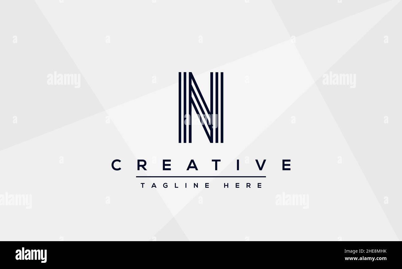 Modern creative N Logo Design and template. NN icon initial Based ...
