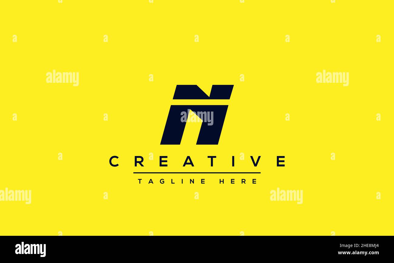 Modern creative N Logo Design and template. NN icon initial Based Monogram and Letters in vector ...