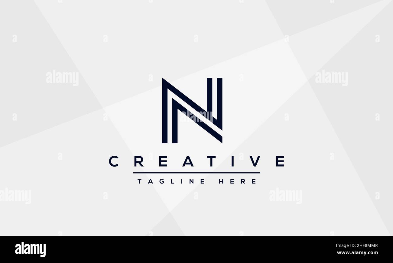 Modern creative N Logo Design and template. NN icon initial Based ...