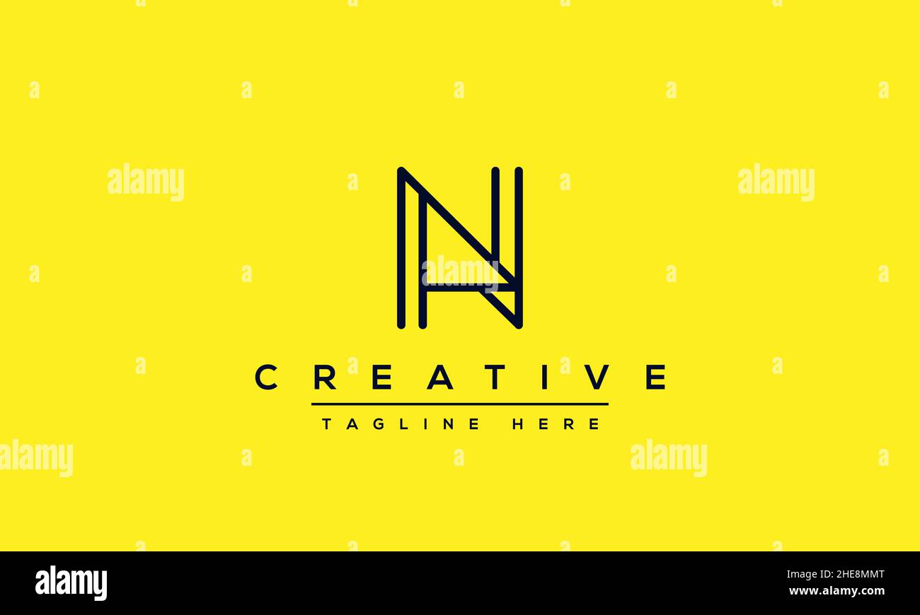 Modern creative N Logo Design and template. NN icon initial Based ...