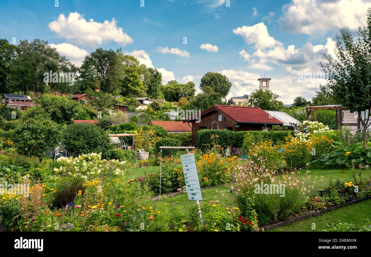 Garden Colony In The Outskirts Of Berlin Stock Photo - Alamy