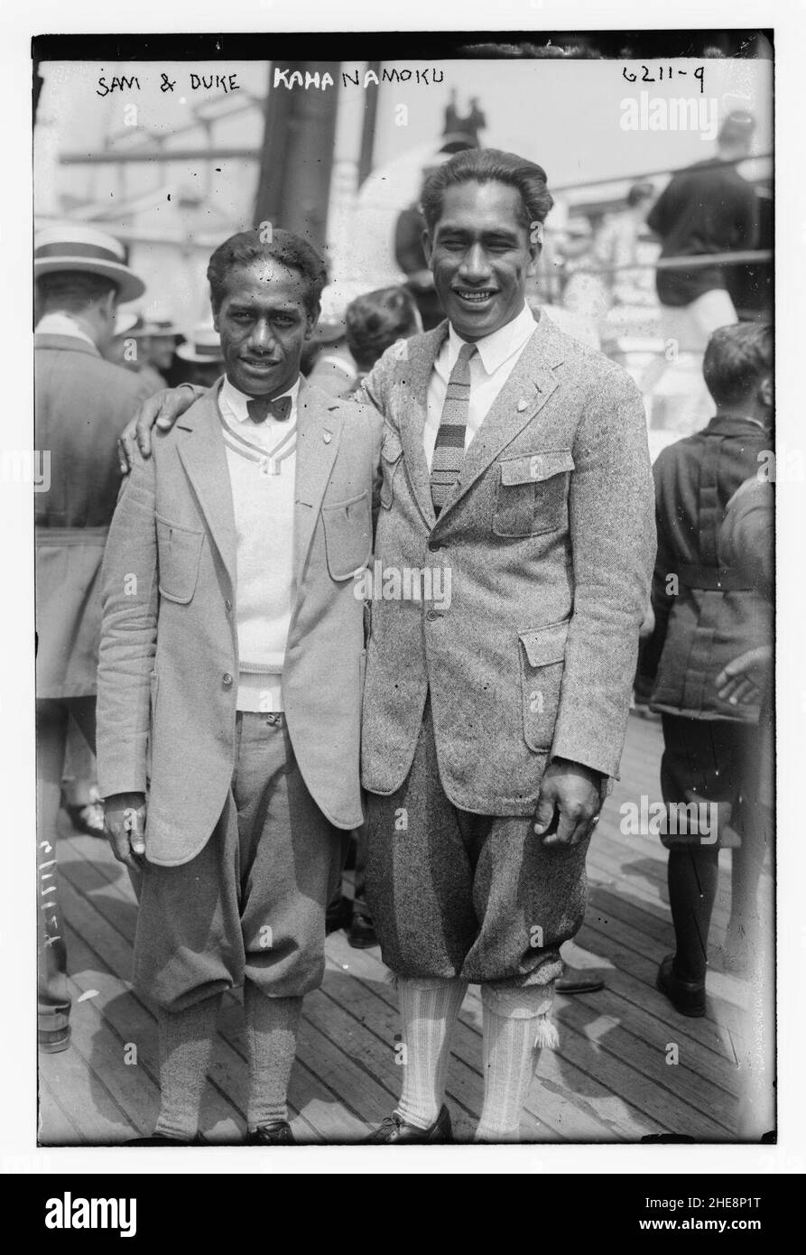 Sam & Duke Kahanamoku Stock Photo - Alamy
