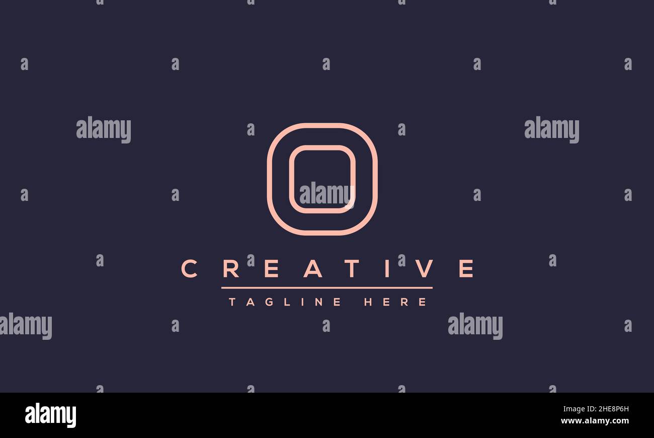 Creative abstract letter O logo design template. OO icon initial based ...