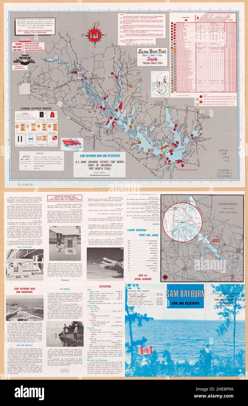 Sam Rayburn Dam and Reservoir Stock Photo - Alamy