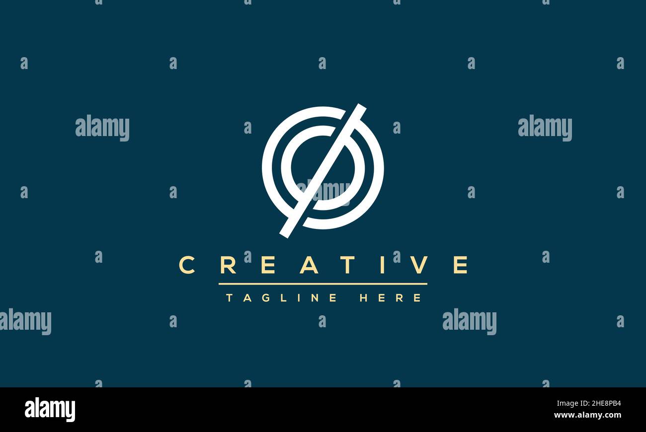 Creative abstract letter O logo design template. OO icon initial based ...