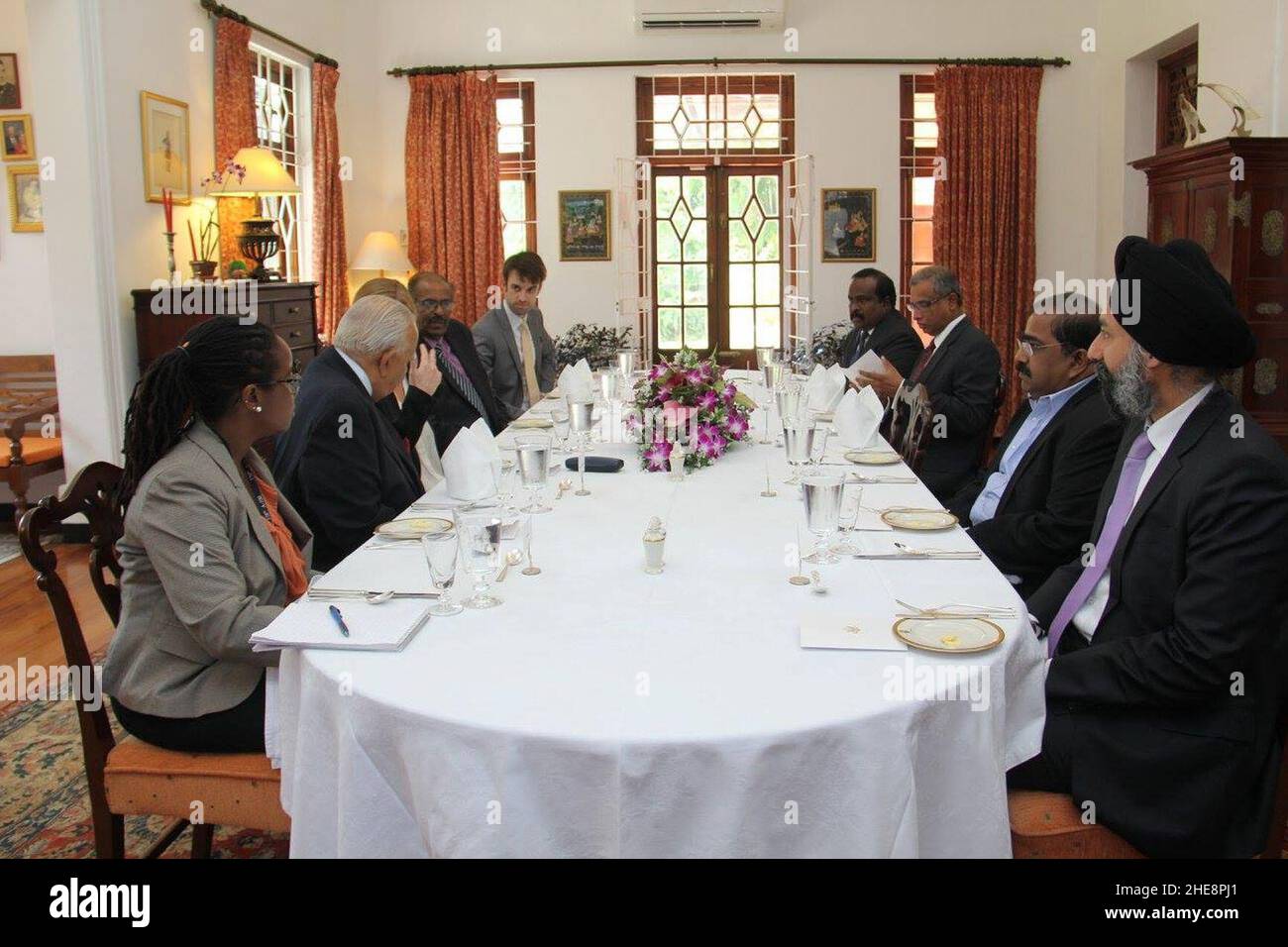 Samantha Power meets Tamil National Alliance leaders 4 Stock Photo - Alamy