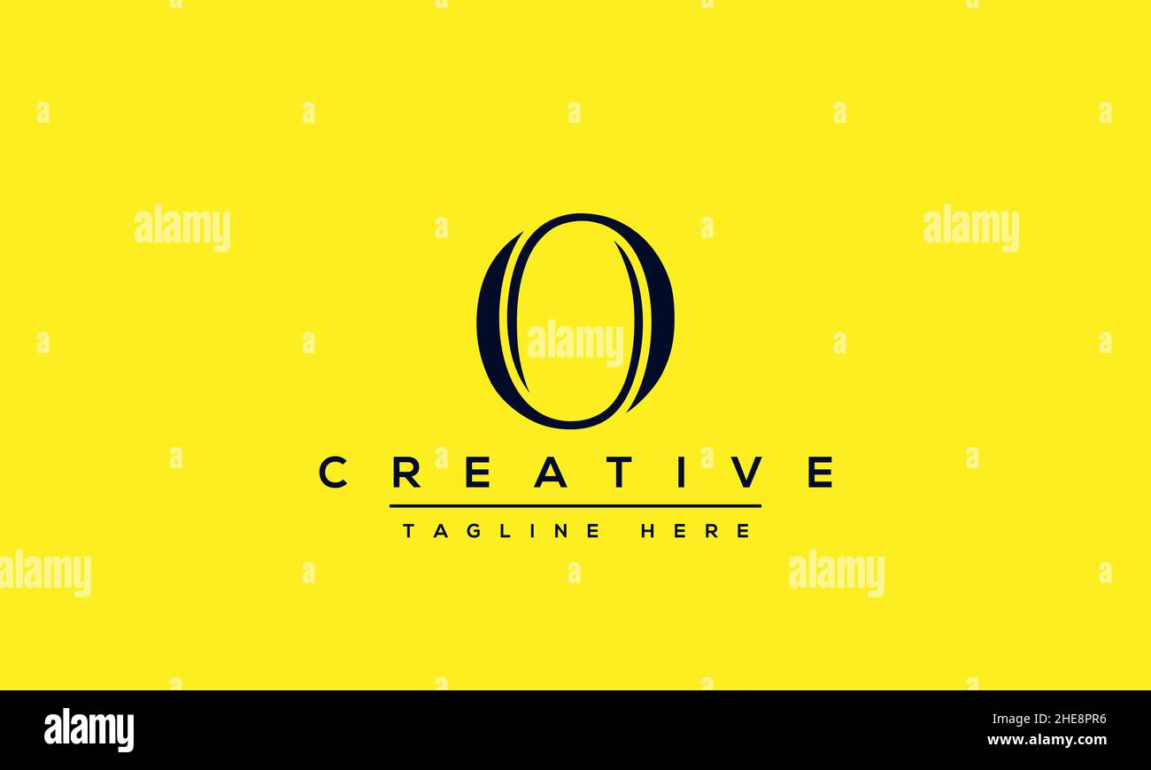 Creative abstract letter O logo design template. OO icon initial based ...