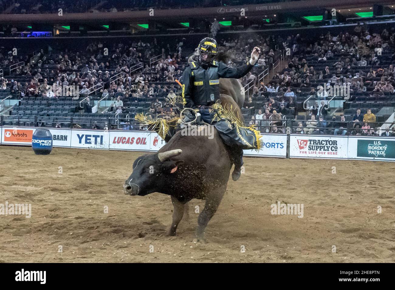 New York, United States. 07th Jan, 2022. Cole Melancon rides Hell On ...