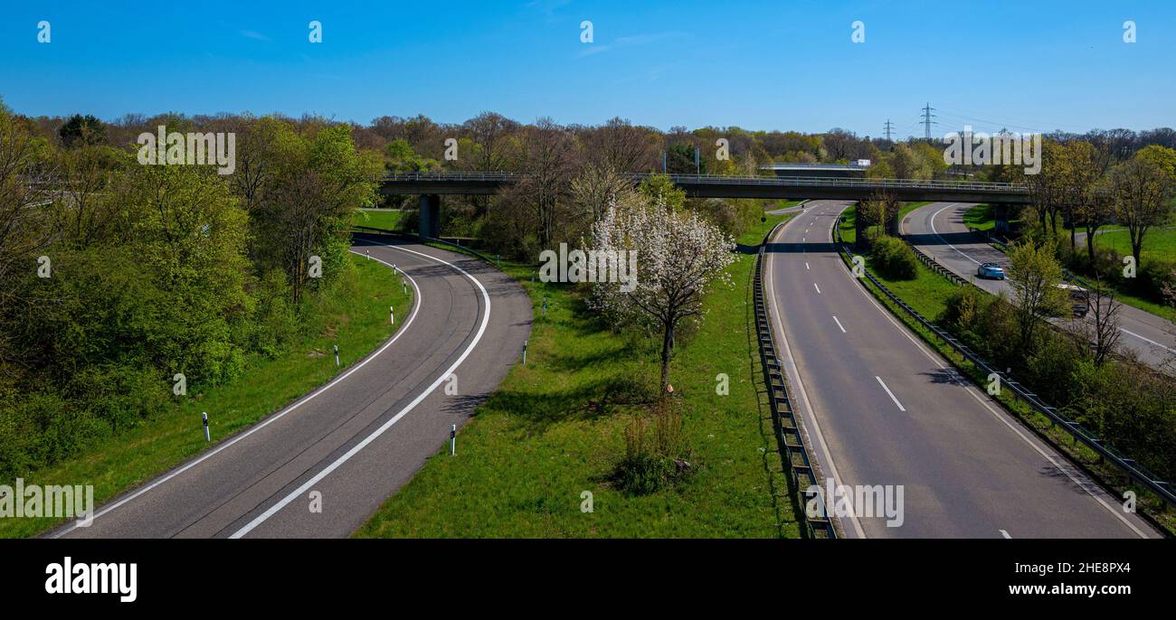 Infrastructure Autobahn In Germany Stock Photo - Alamy