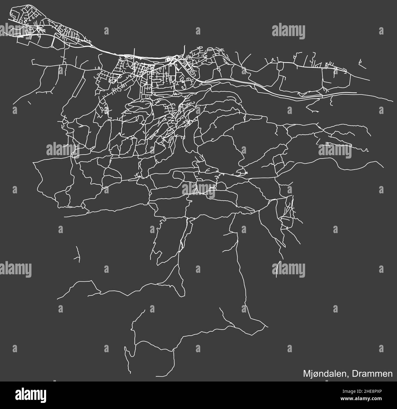 Norwegian roads Stock Vector Images - Alamy