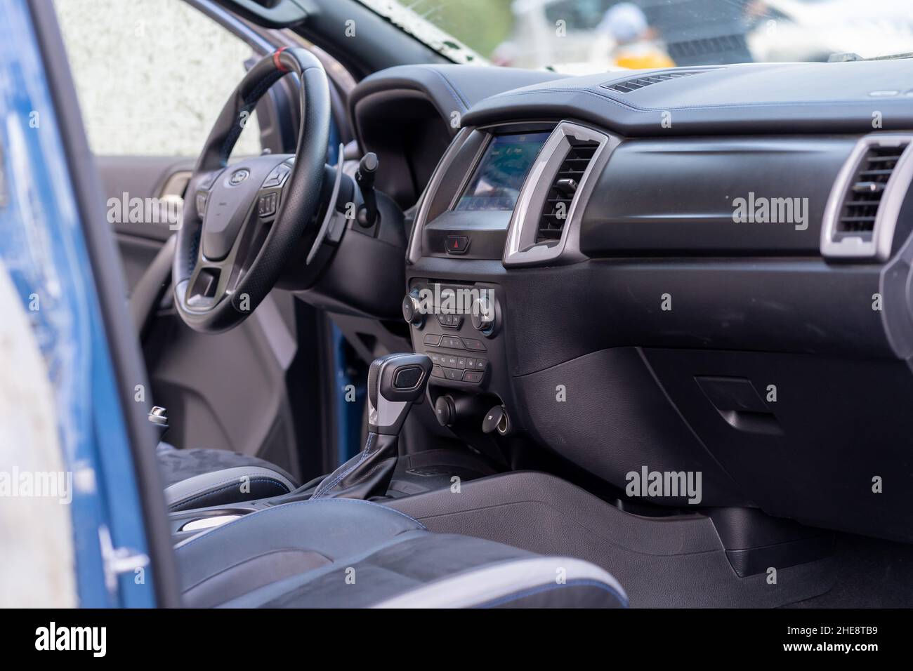 Galati, Romania - September 15, 2021: 2021 Ford Ranger Raptor Interior ...