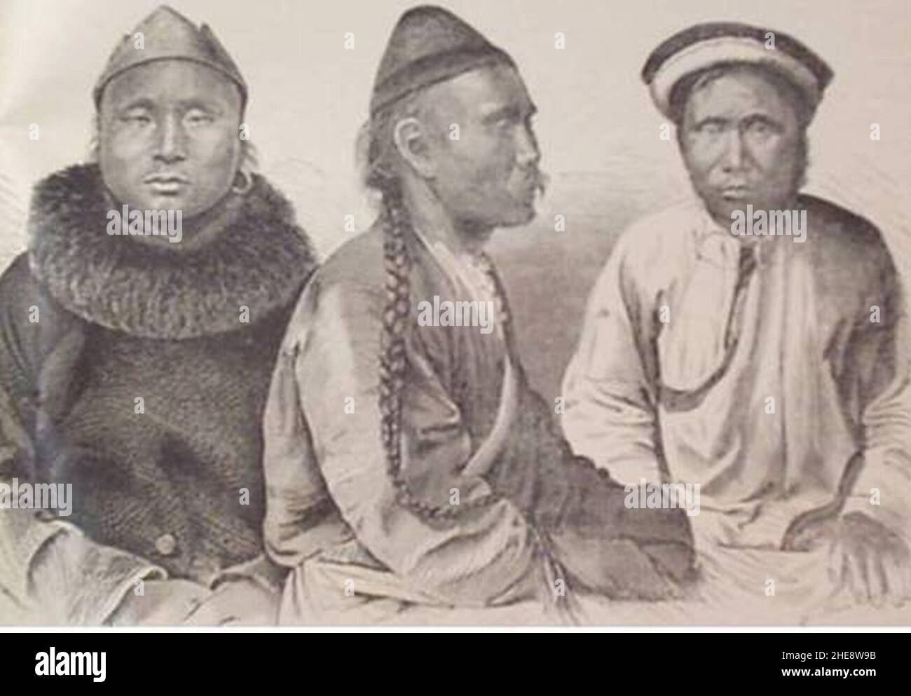 Samoyede,Manchu and Evenki Stock Photo - Alamy