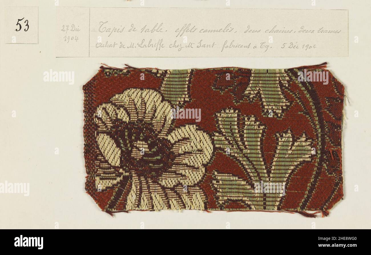 Sample (France), 1904 Stock Photo - Alamy