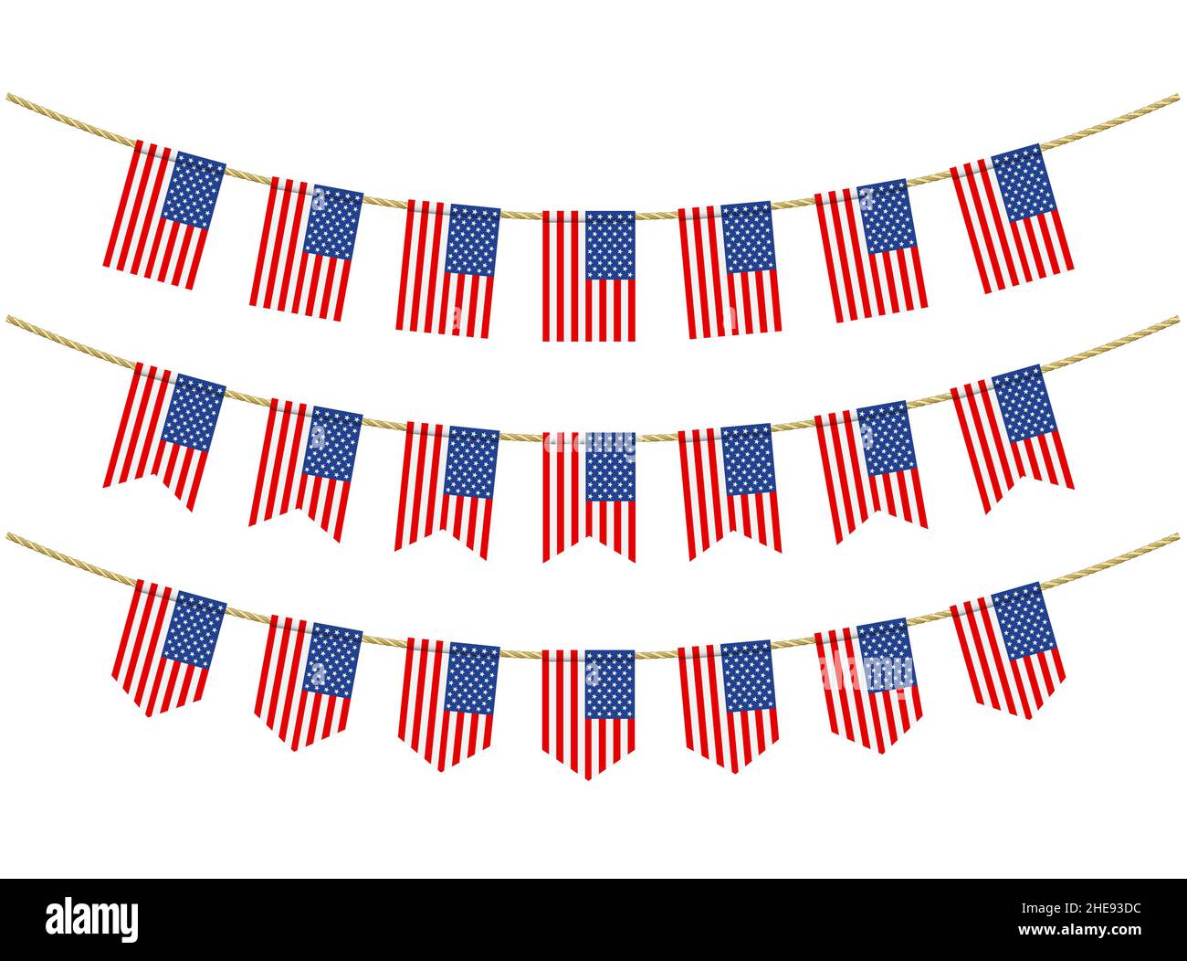 Patriotic Bunting Clipart