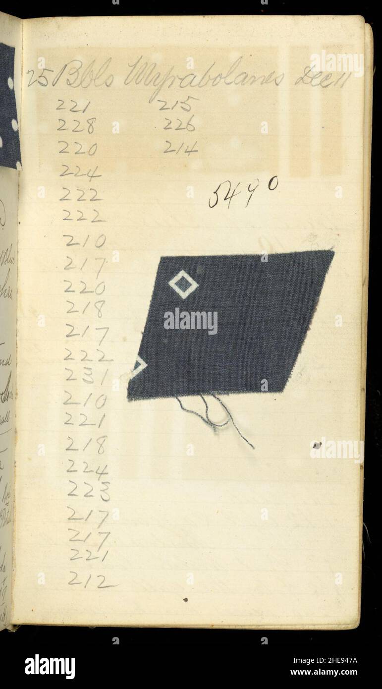 Sample Book (USA), 1879 Stock Photo - Alamy