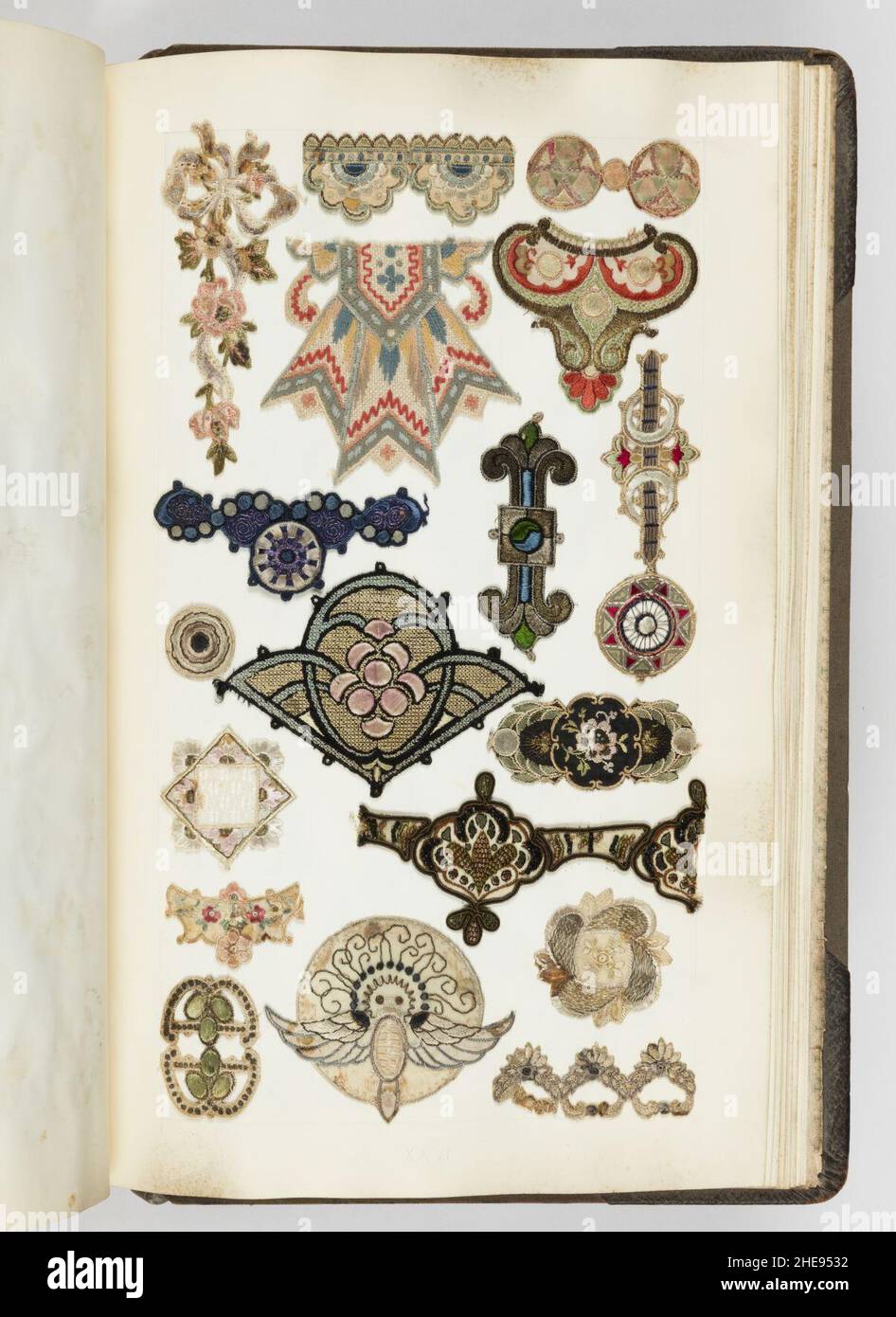 Embroidery sample book hi-res stock photography and images - Alamy
