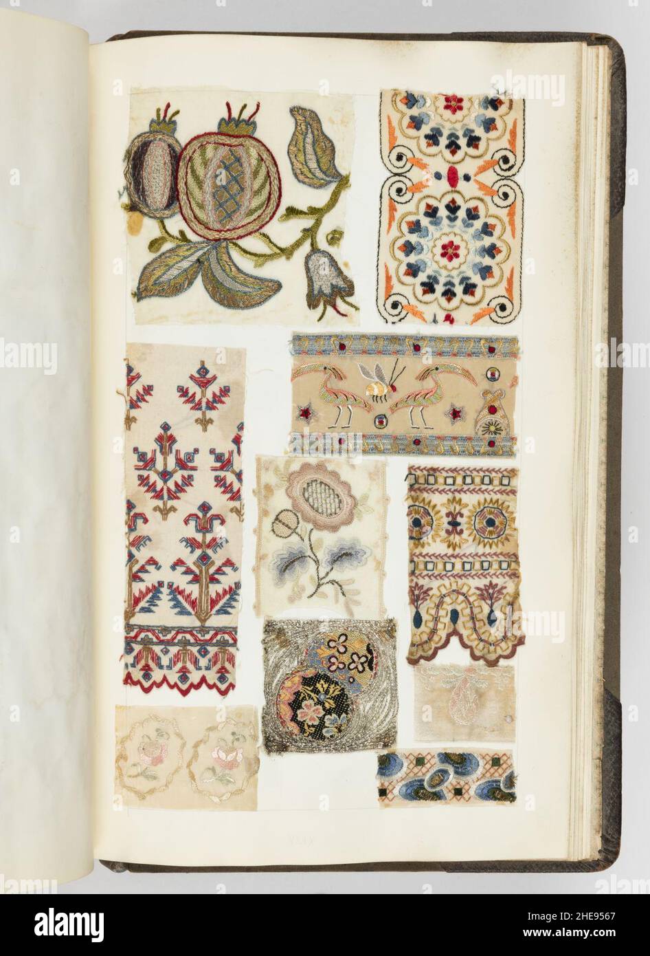 Embroidery sample book hi-res stock photography and images - Alamy