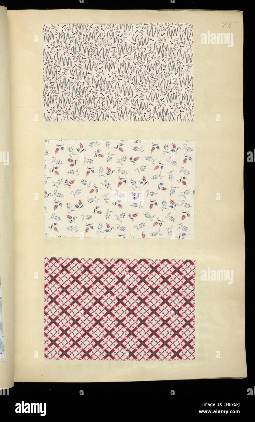 Sample Book, early 19th century Stock Photo - Alamy