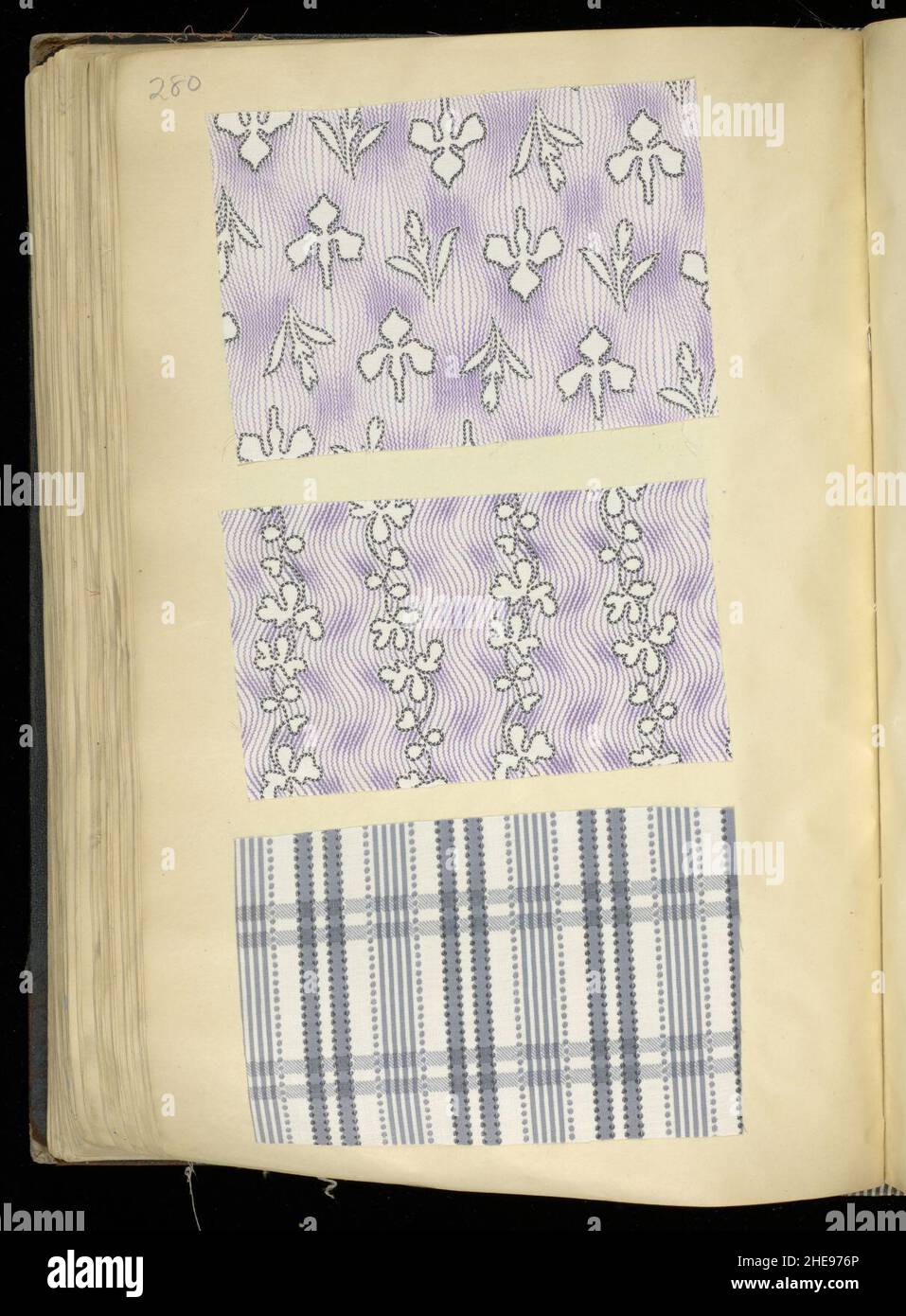 Sample Book, early 19th century Stock Photo - Alamy