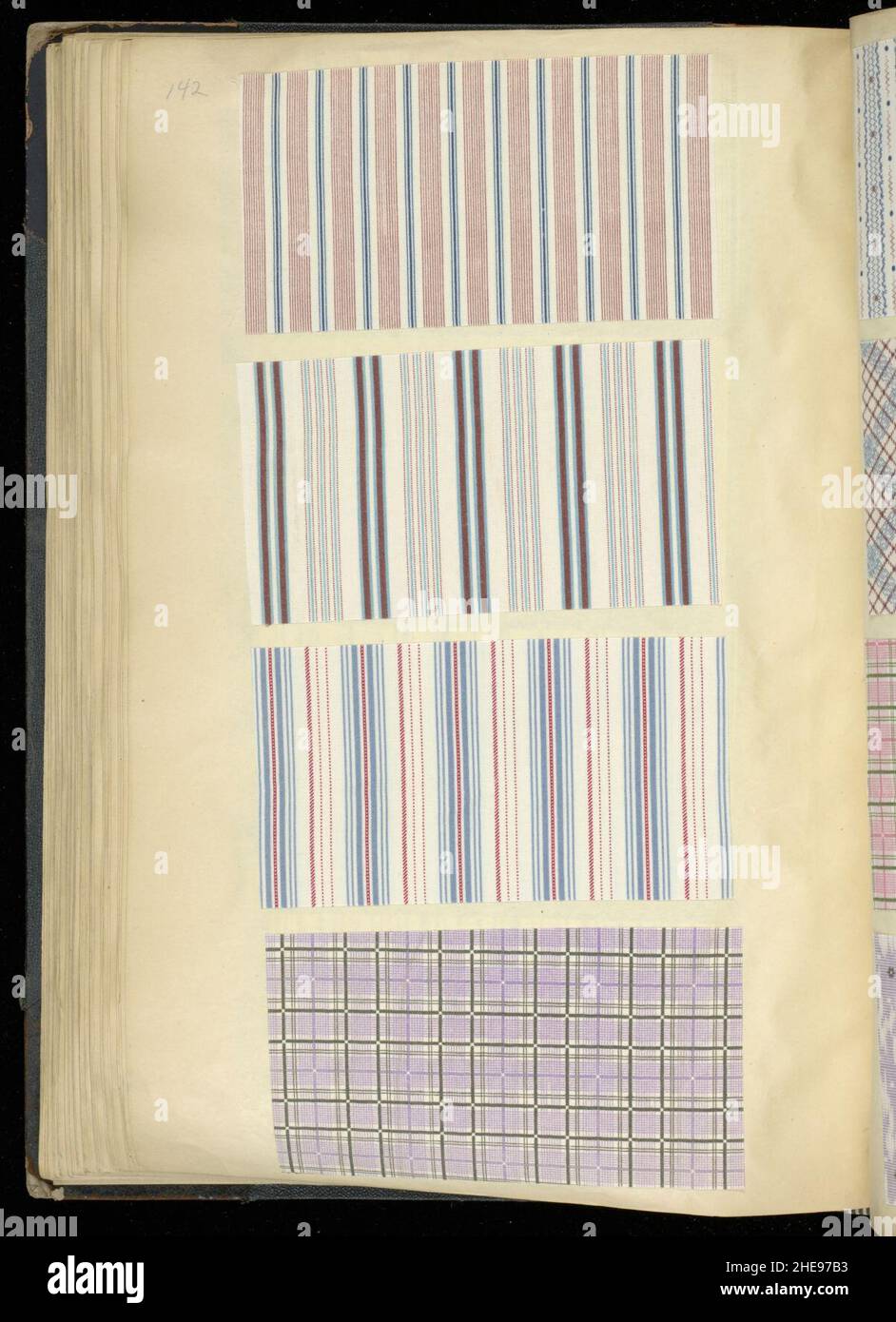Sample Book, early 19th century Stock Photo - Alamy