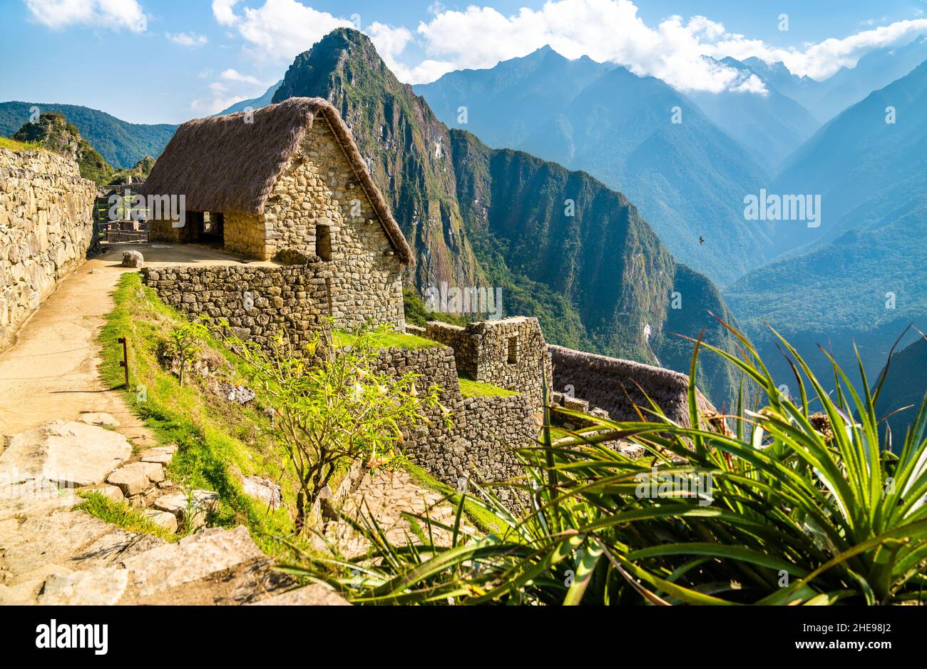 Machu Picchu Inca ruins in Peru, South America Stock Photo - Alamy