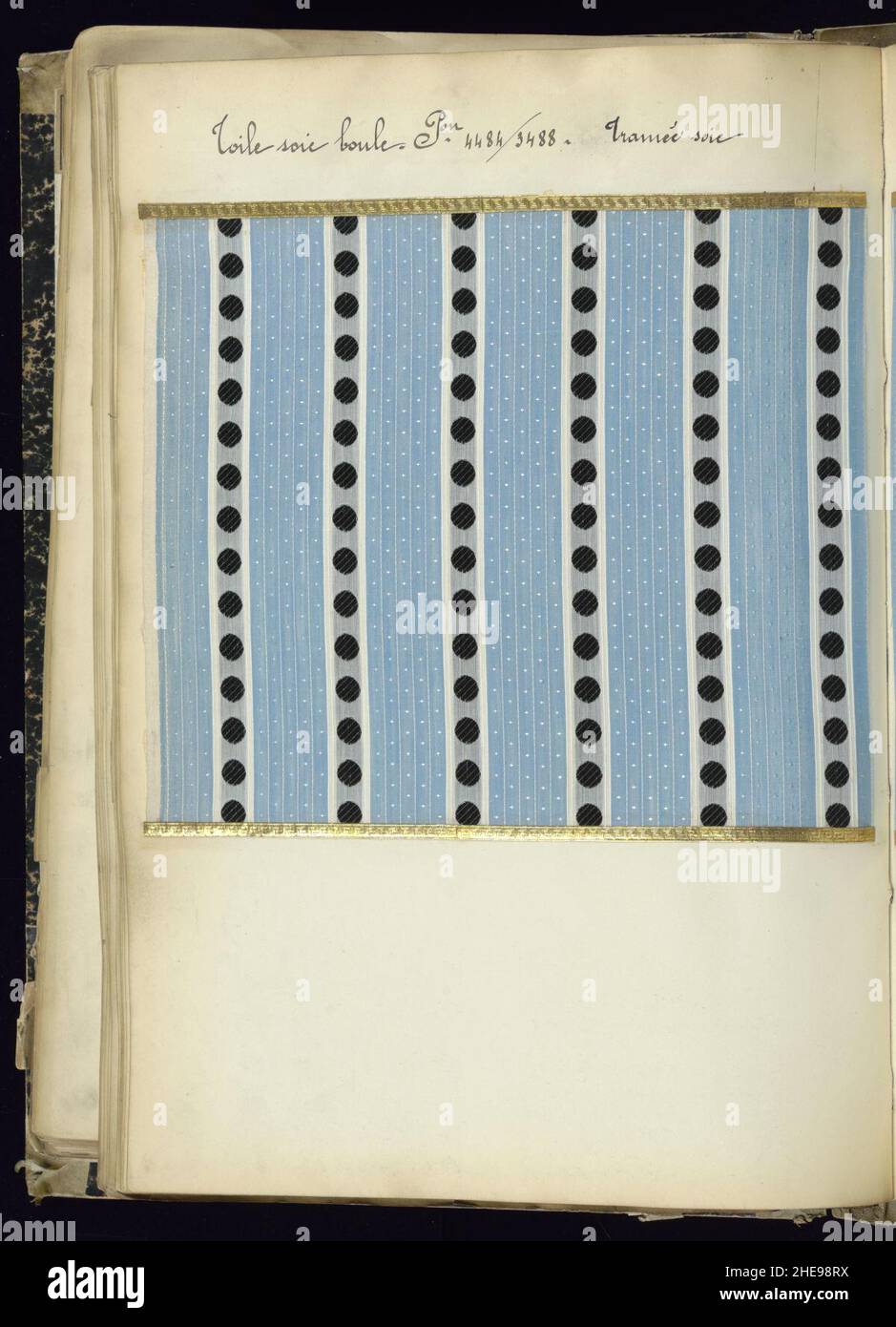 Sample Book, Fabrique de Registres Toile Soie 1904 - 1905 - 1906 ...