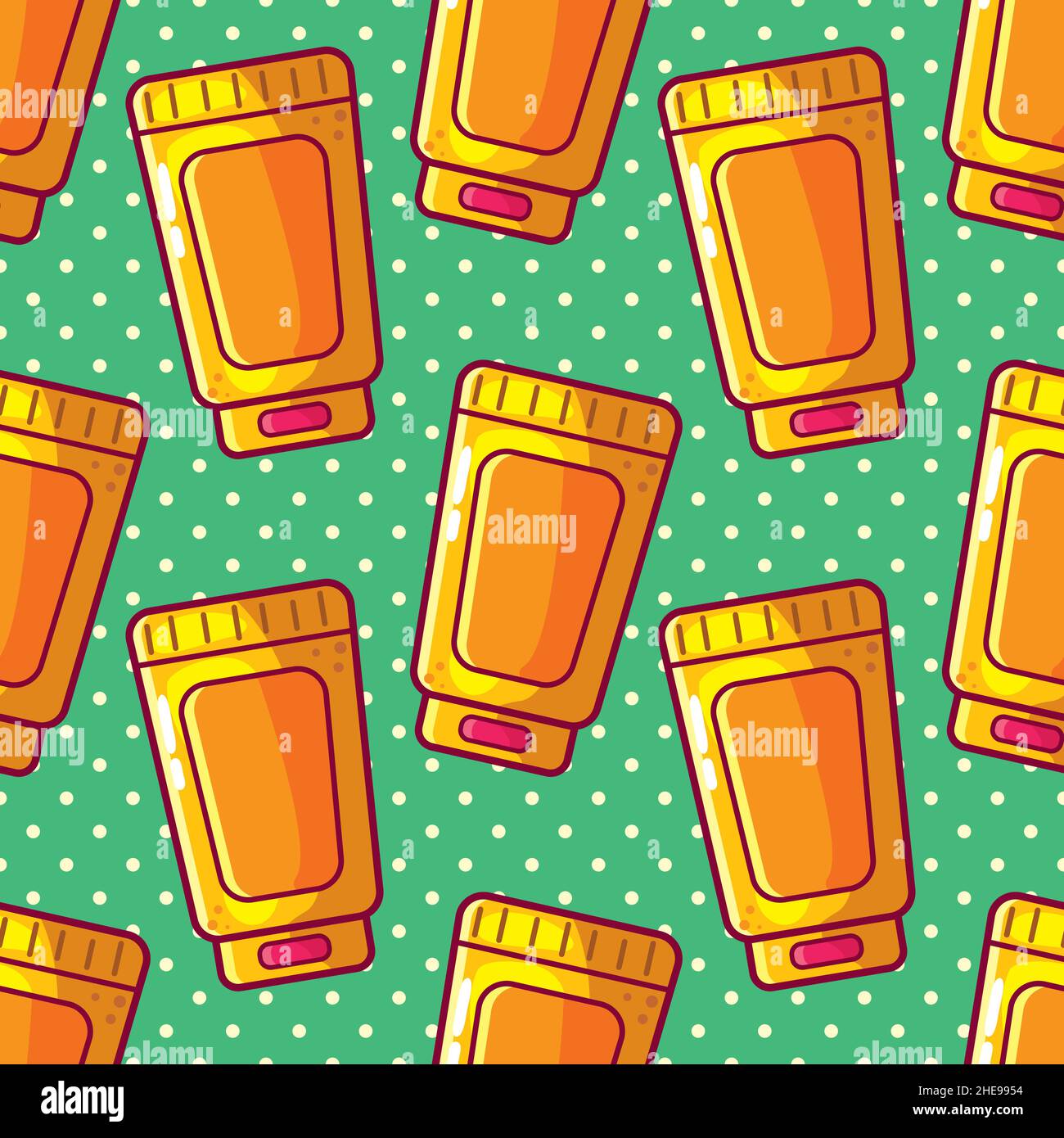 body lotion seamless pattern vector illustration Stock Vector Image ...