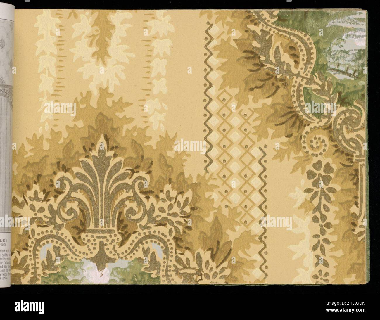 Sample Book, The Larkin Wallpaper Book, No. 4, ca. 1915 Stock Photo - Alamy