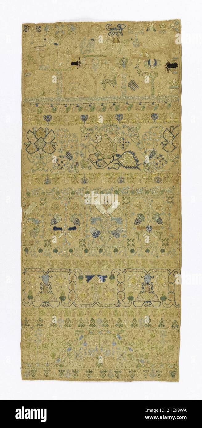 Sampler (England), 17th century Stock Photo - Alamy