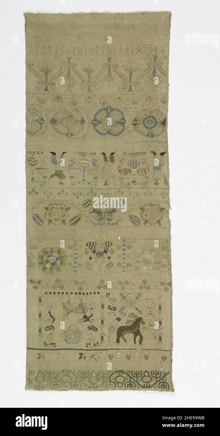 Sampler (England), 17th century Stock Photo - Alamy