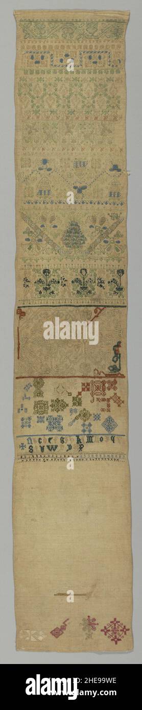 Sampler (England), 17th century Stock Photo - Alamy