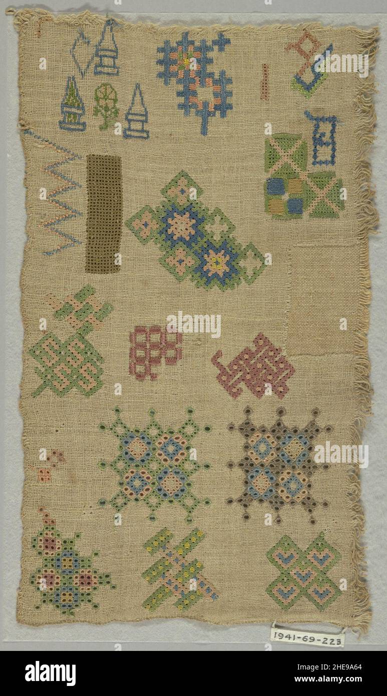 Sampler (England), early 17th century Stock Photo - Alamy