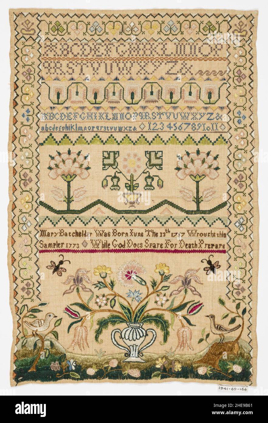 Sampler 1773 hi-res stock photography and images - Alamy