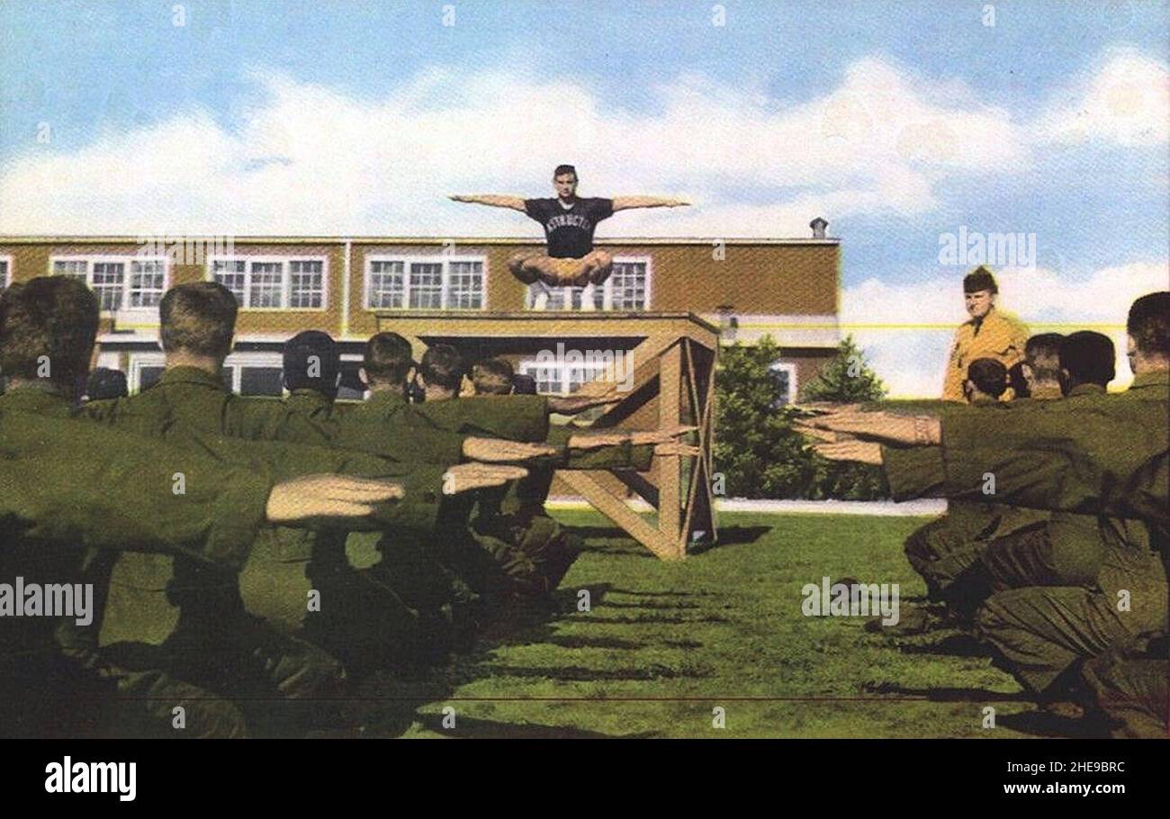 Sampson Air Force Base - Physical Training Stock Photo - Alamy