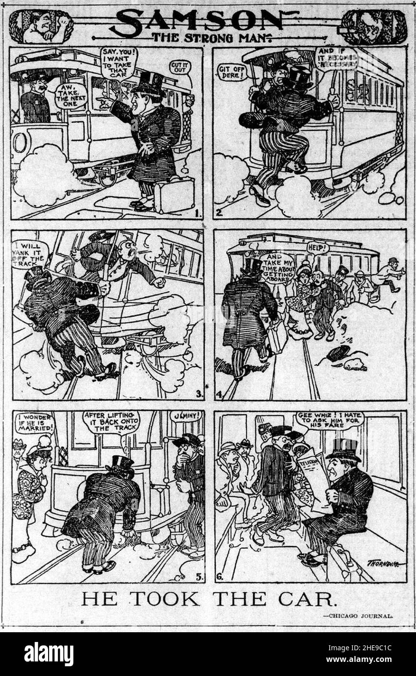 Samson strong man hi-res stock photography and images - Alamy